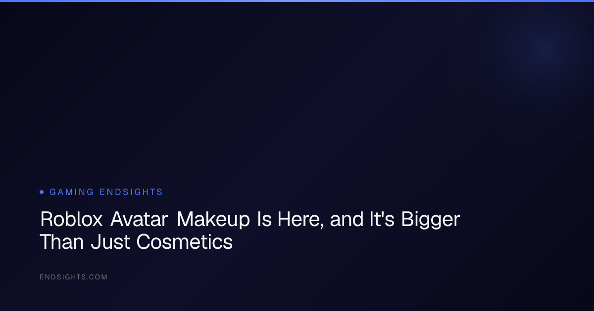 Roblox Avatar Makeup Is Here, and It's Bigger Than Just Cosmetics ...