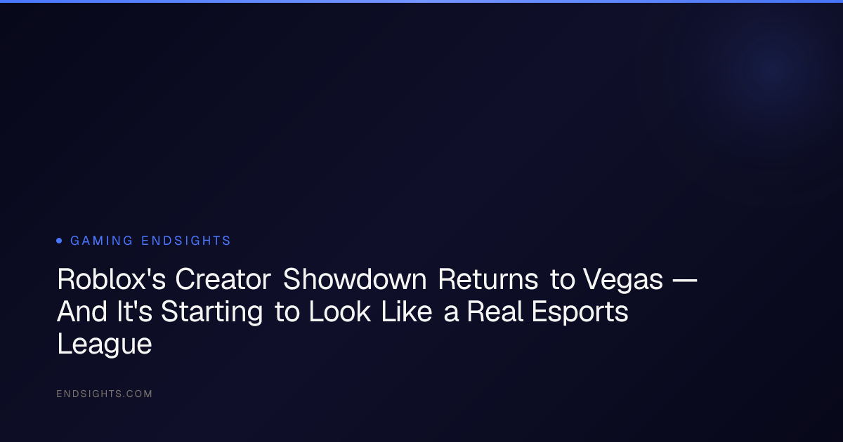 Roblox's Creator Showdown Returns to Vegas — And It's Starting to Look ...